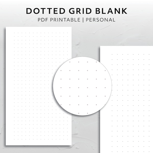 Personal Dotted Grid - Etsy