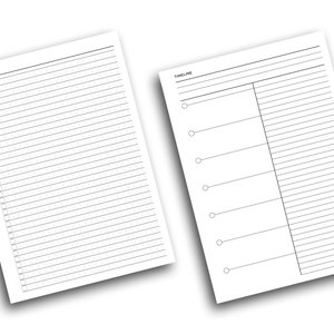 A5, Project Planner Printable Bundle Task Tracker Professional ...