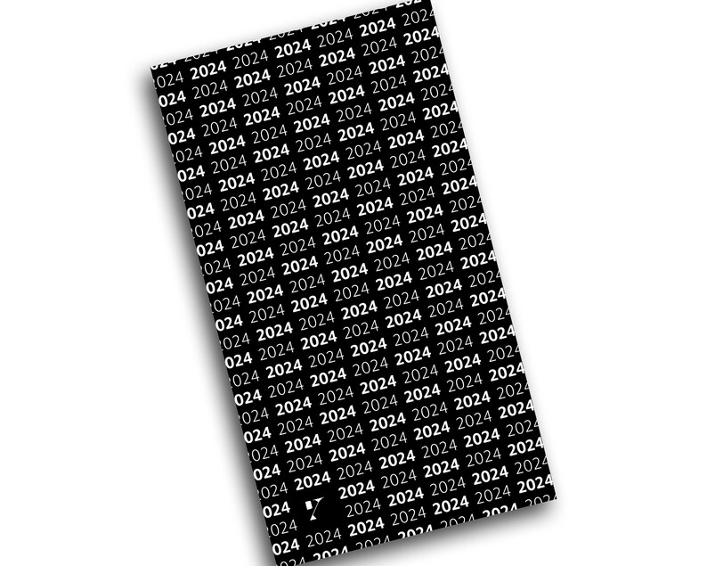 Personal 2024 Pattern Dashboard, Typographic, Simple, Minimal Planner ...