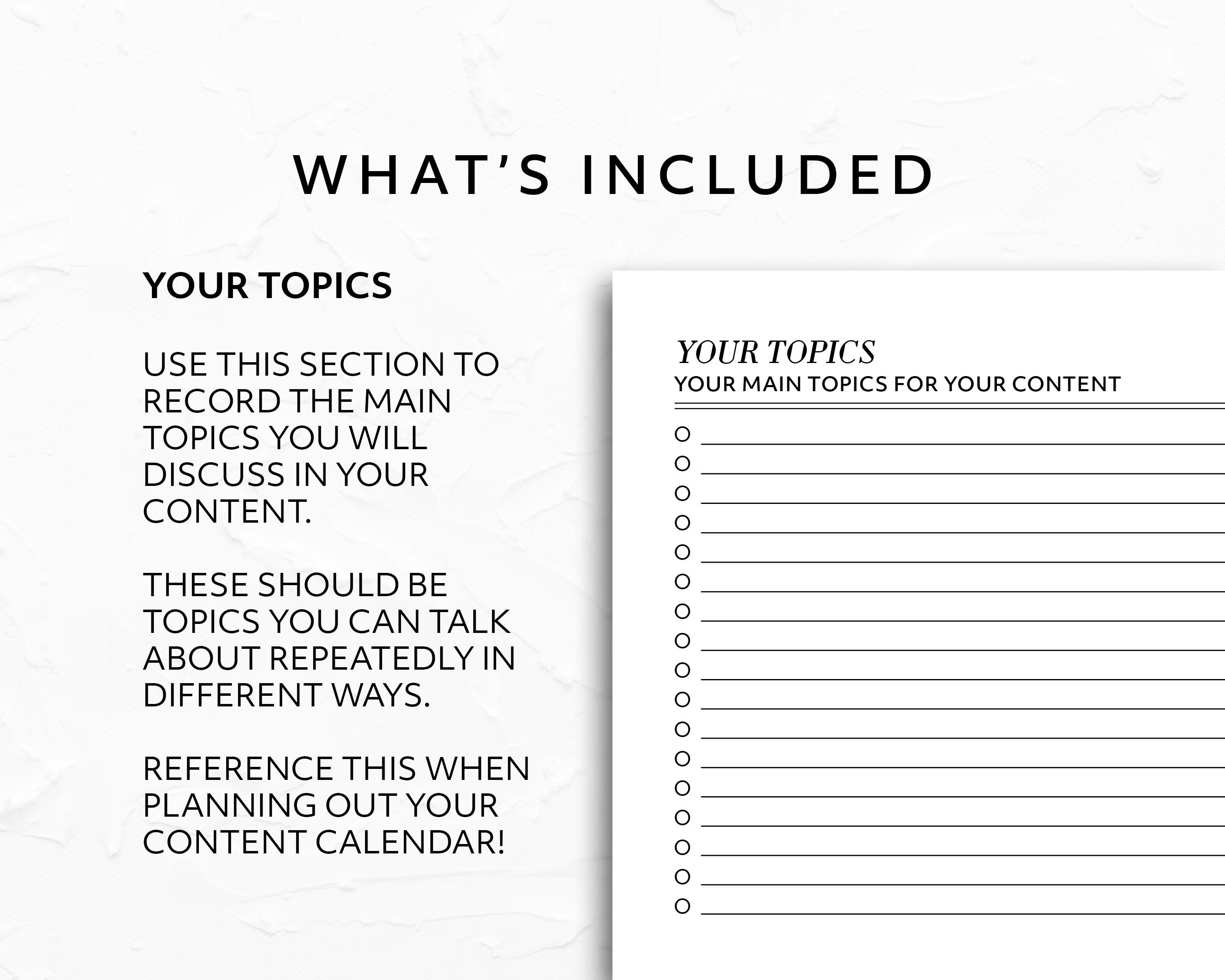 Content Creator Checklist Reference for Creator Social Media Manager ...