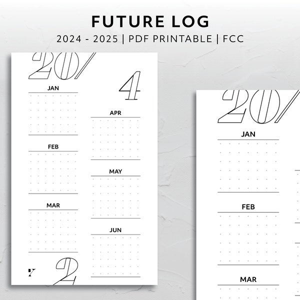 Aesthetic Yearly Planner - Etsy