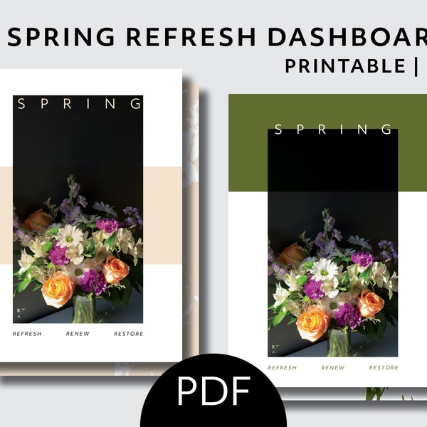 Leaf A5 Dashboard - Etsy