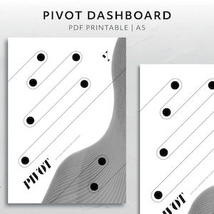 A5, Pivot Motivational Quote Dashboard Aesthetic Planner Accessory ...