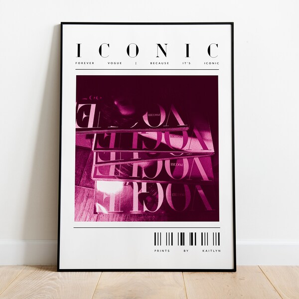 Vogue Poster - Etsy