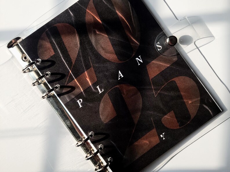 A5, 2025 Plans Dashboard Printable Planner Accessory Minimal Aesthetic ...