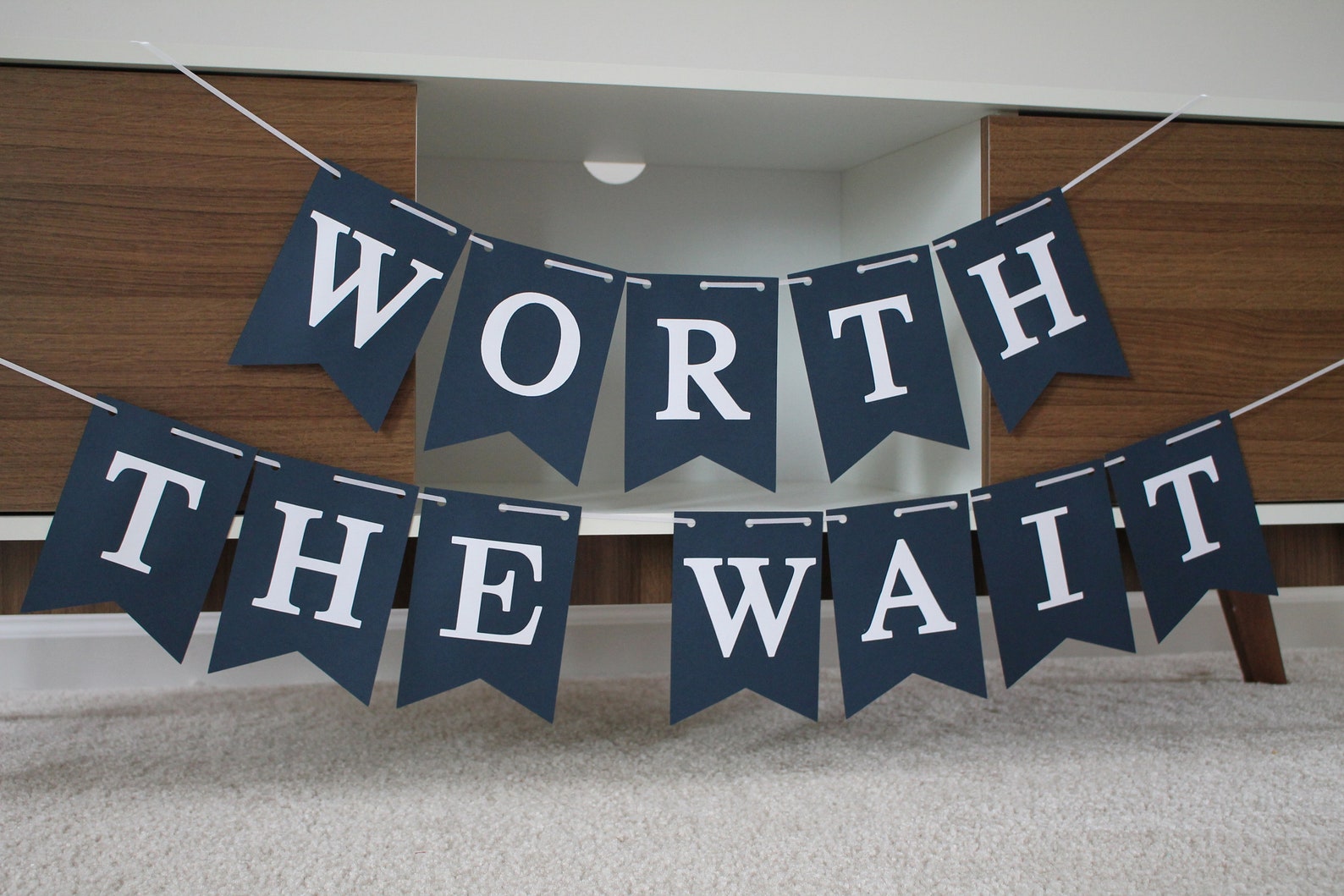Worth the Wait Banner Homecoming Party Banner Welcome - Etsy