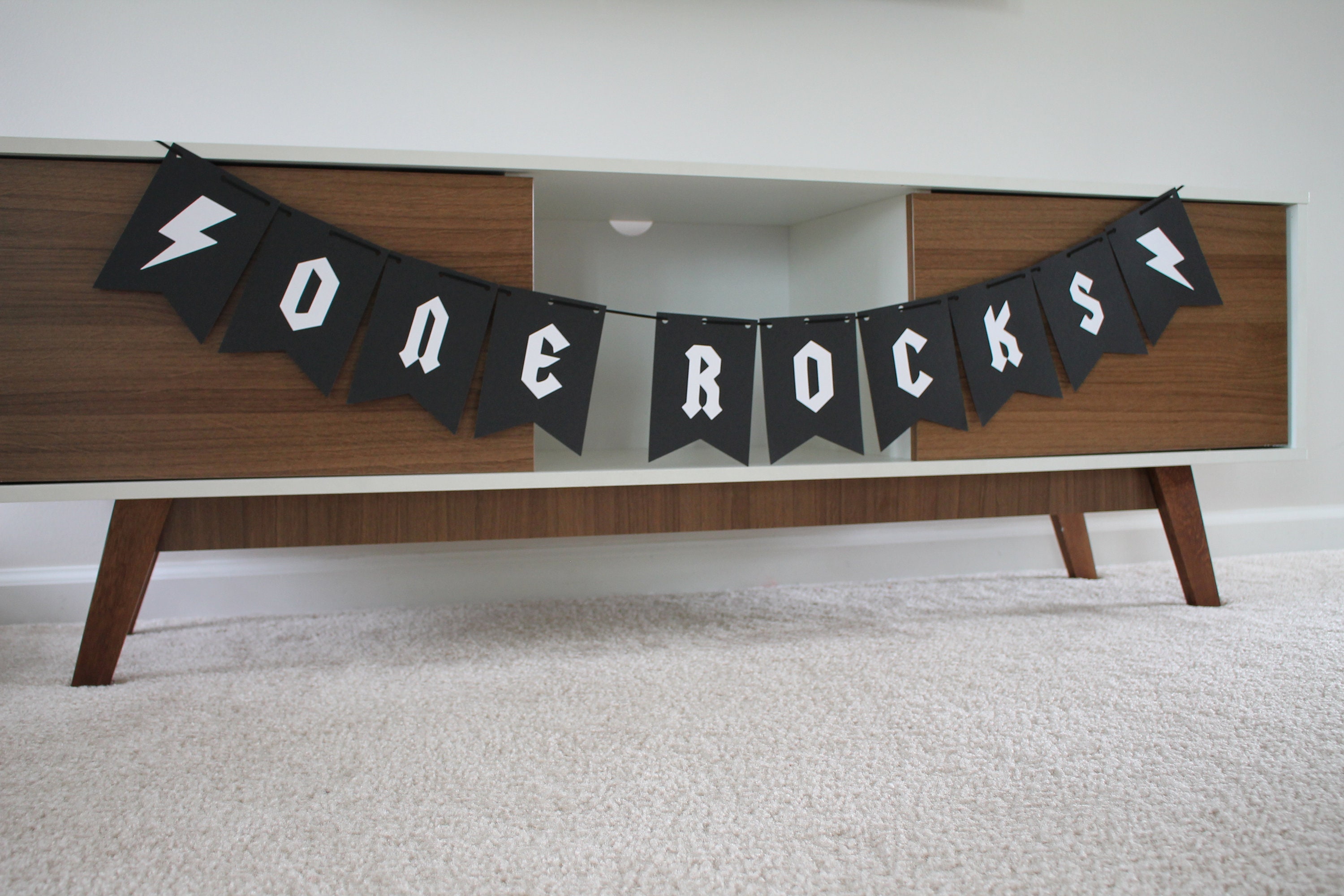One Rocks Banner Rock N' Roll Banner Rock N' Roll - Etsy UK