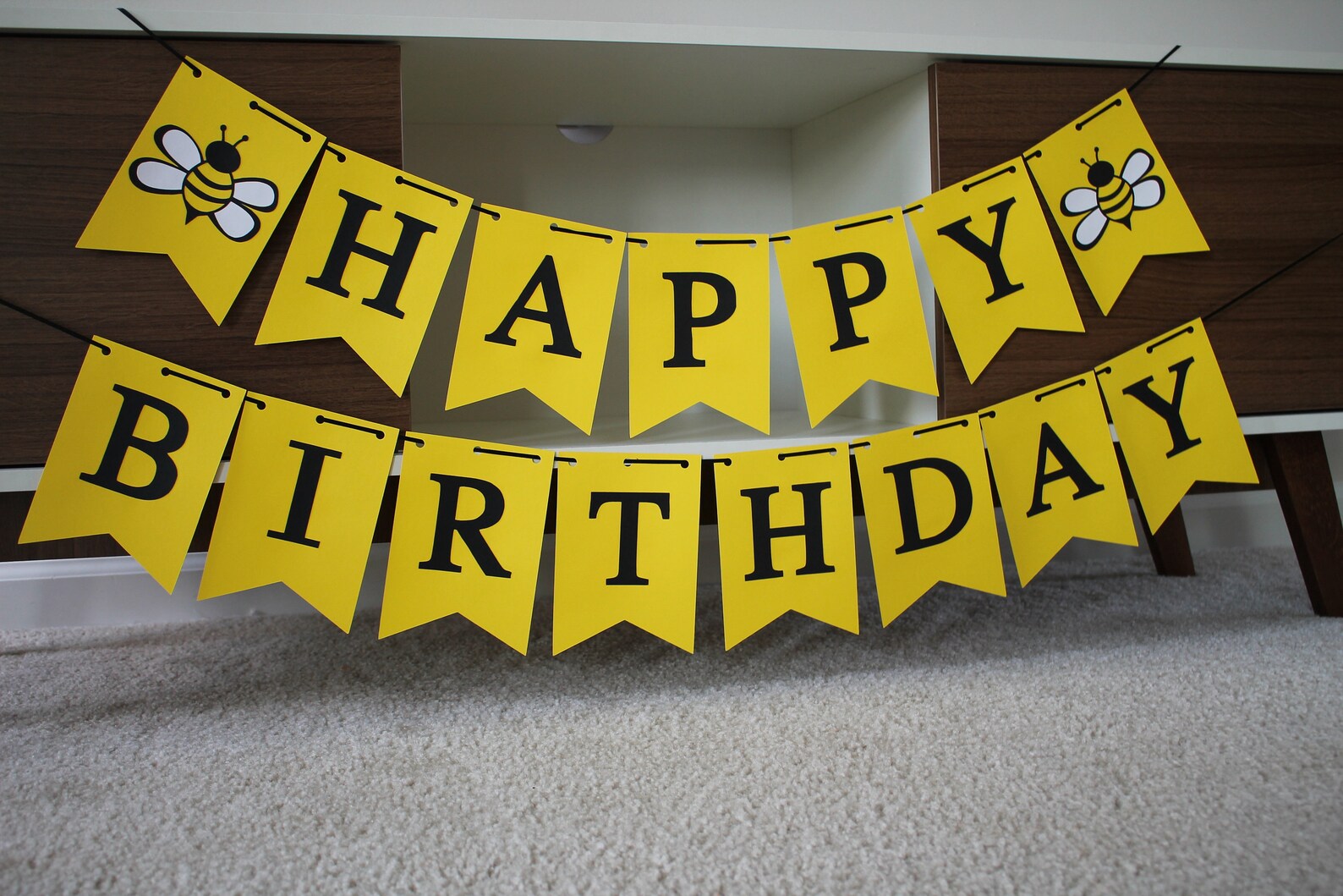 Bee Birthday Banner Bumble Bee Banner Bee Birthday Party | Etsy