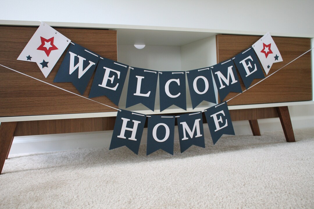 Welcome Home Banner, Welcome Banner, Baby Shower Banner, Homecoming ...