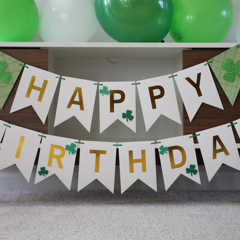 St Patricks Banner - Etsy