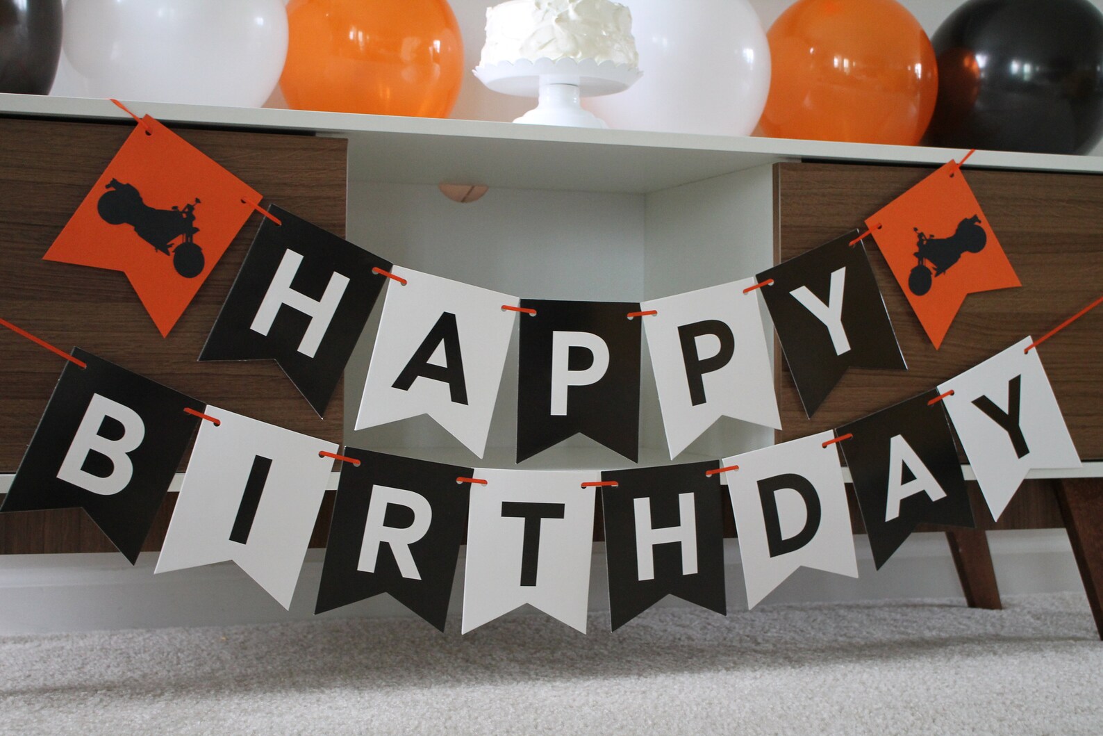 Motorcycle Birthday Banner Motorcycle Banner Bike Birthday - Etsy