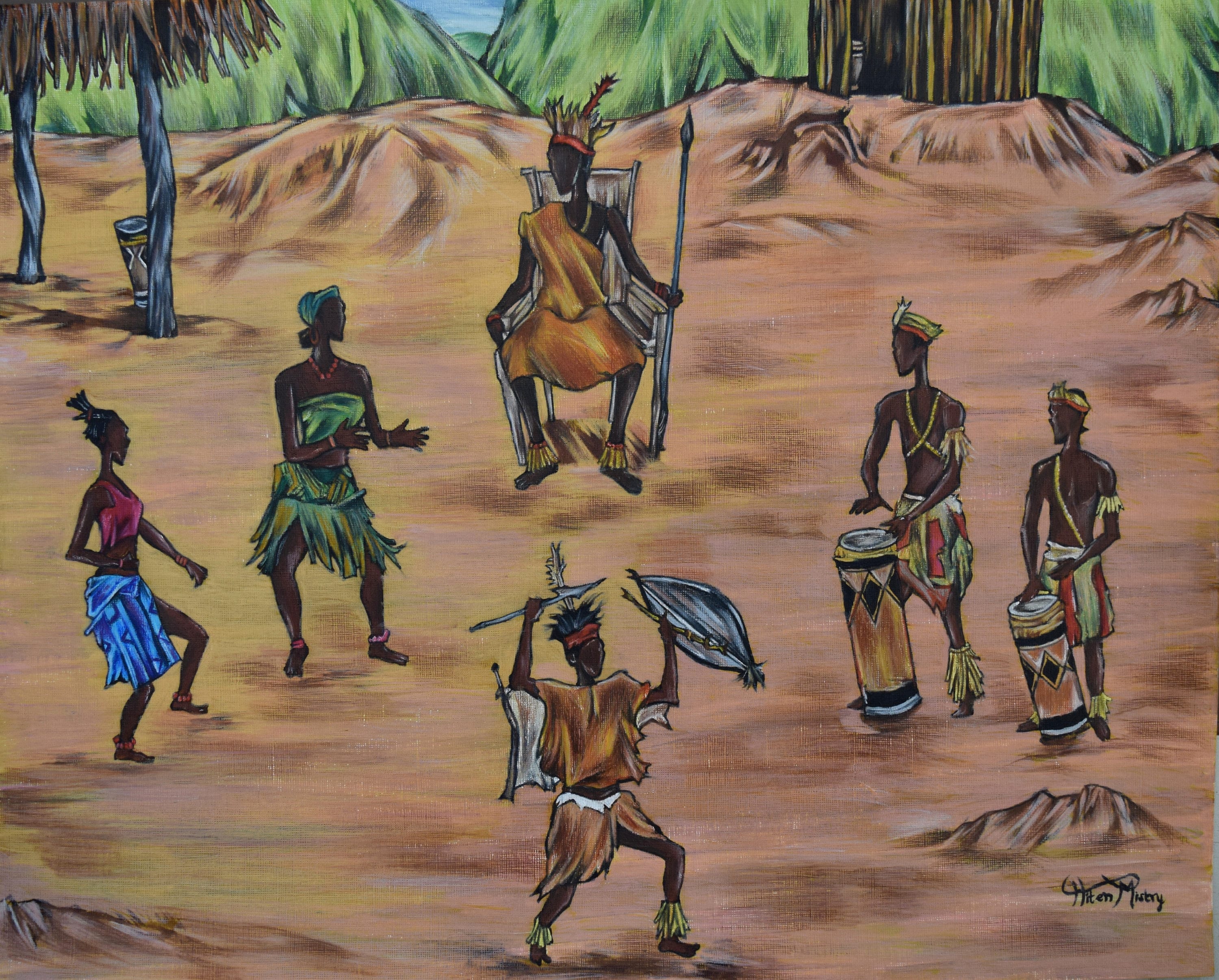 African Tribal Dance Paintings