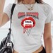 Girl Dinner Y2k Baby Tee Vampire Y2k Halloween Shirt Vampire Baby Tee ...