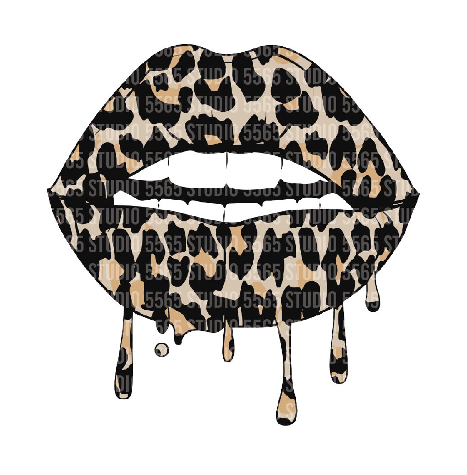 Cheetah Print Lips Png Leopard Print Lip Png Lips Png - Etsy