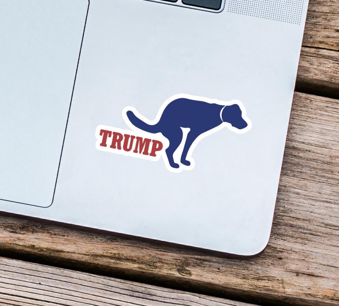 Funny Trump Sticker Funny Trump Gift Fck Trump Sticker I Didnt Vote for ...
