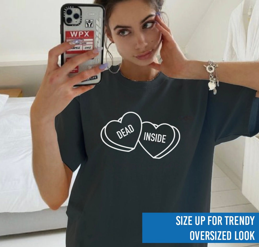 Dead Inside T-shirt,, Emo Dead Inside Shirt, Goth Tshirt, Gothic Shirt ...