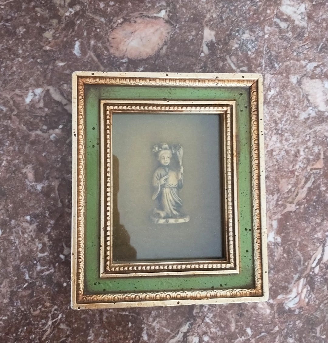 Geisha in Shadow Box by Burwood Products - Etsy