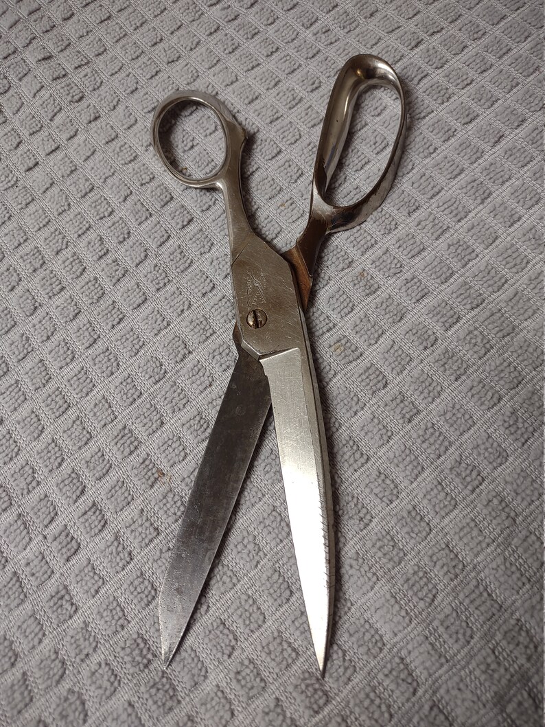 Sliding Blade Shear Scissors Vintage - Etsy