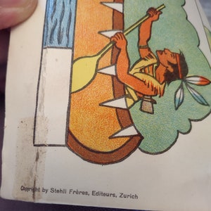 Antique Uncut Native American Village Paper Toy Indian Cutouts - Etsy