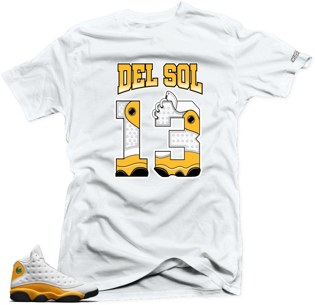 Jordan Retro 13 Retro Del Sol Match Shirts- Del Sol 13 Tees - Etsy