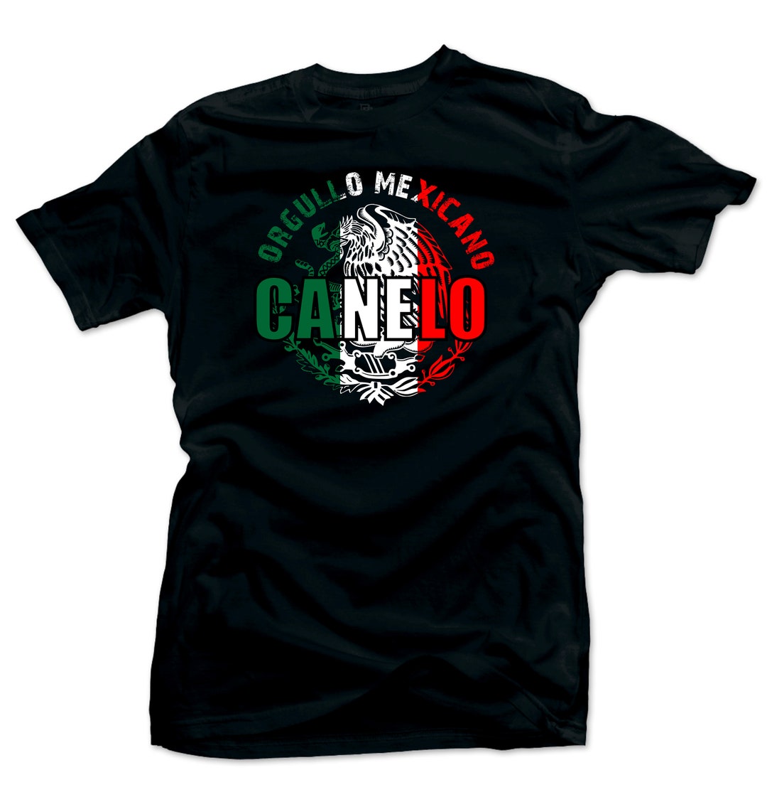 Saul El Canelo Team Canelo Mens Shirt Boxing Tee. Orgullo Mexicano ...
