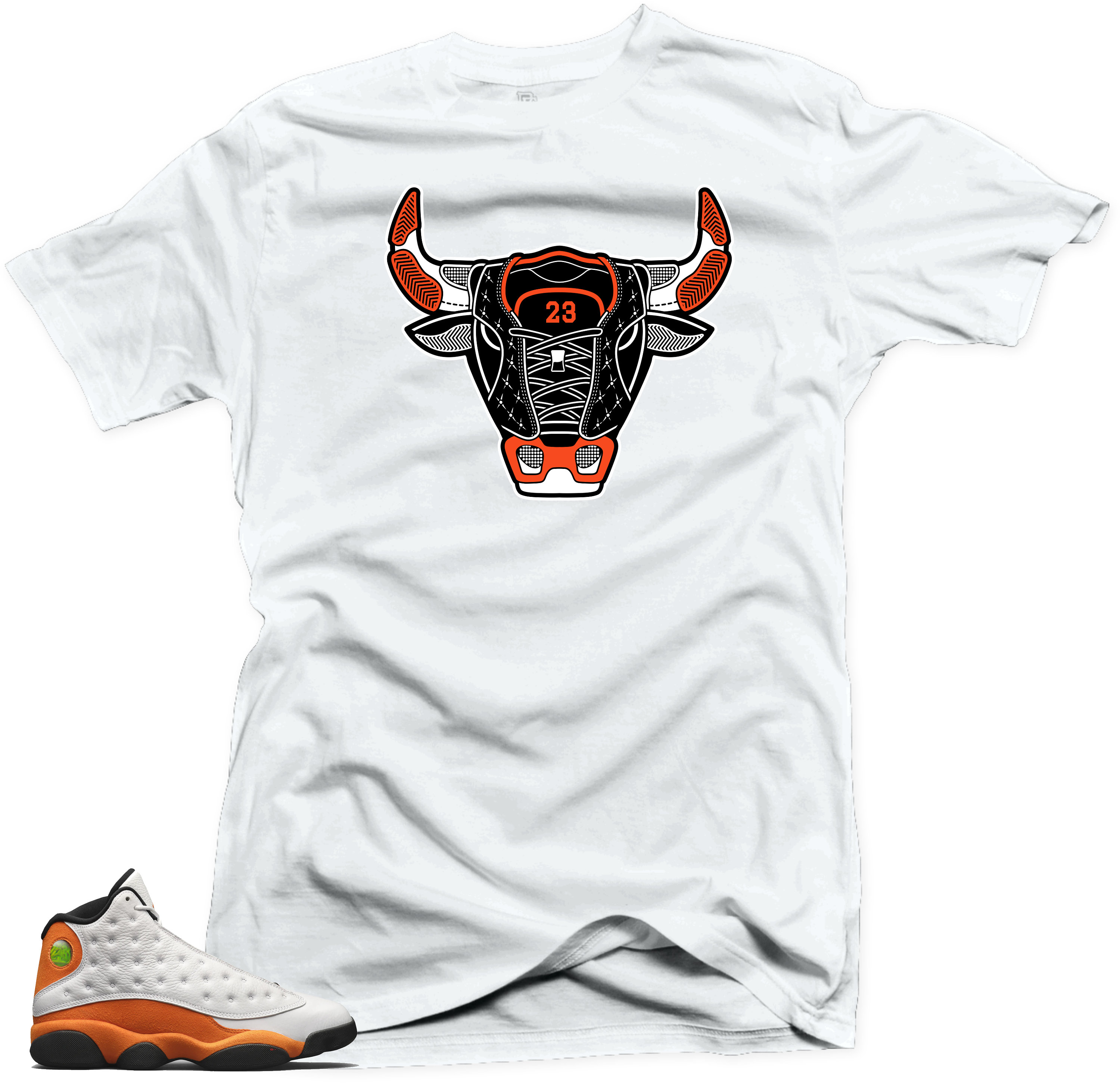 Shirt to Match Jordan Retro 13 Starfish.Bull 13 Match Tees | Etsy