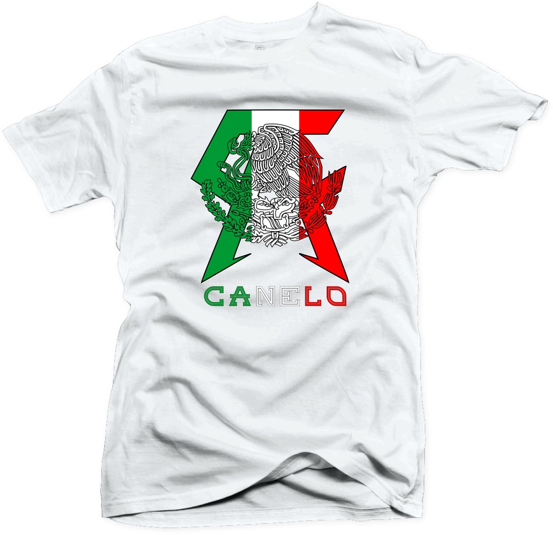 Saul El Canelo Team Canelo Mens Shirt Boxing-new Canelo Flag White - Etsy