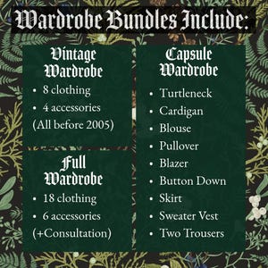 The Botany Scholar Curated Clothing Collection // Green Academia Thrift ...