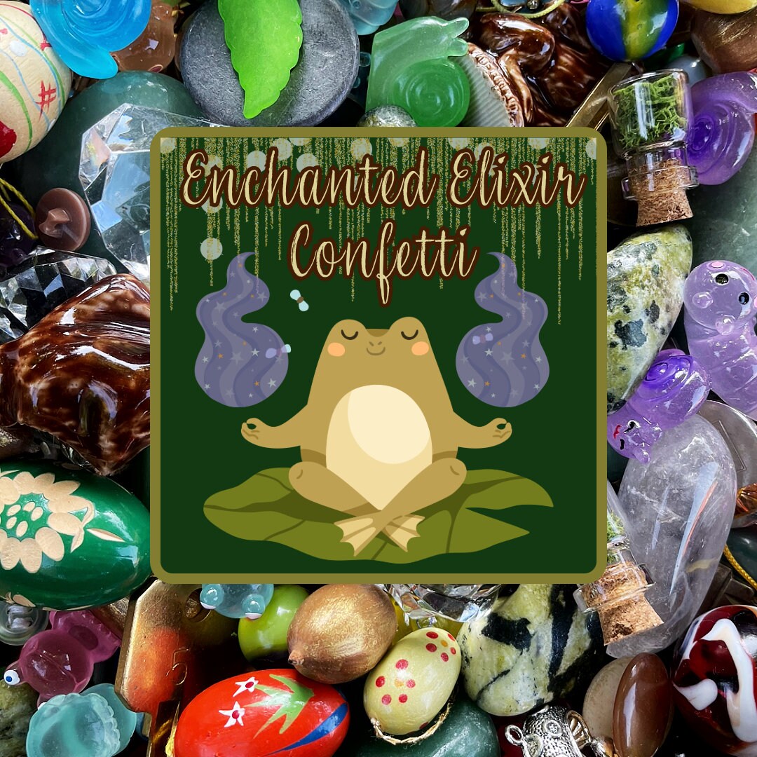 The Enchanted Elixir Trinket Confetti Mix // Crowcore Naturecore ...