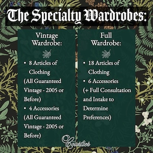 The Botany Scholar Curated Clothing Collection // Green Academia Thrift ...
