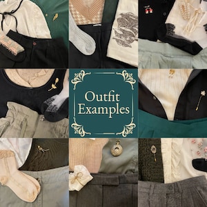 The Botany Scholar Curated Clothing Collection // Green Academia Thrift ...