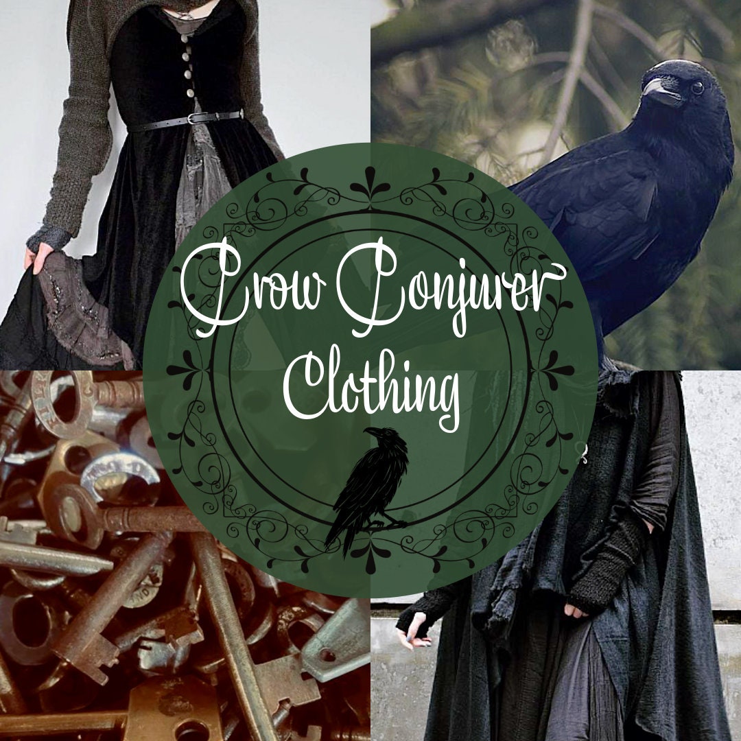 The Crow Conjurer Curated Clothing Collection // Crowcore Dark Mori ...