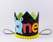 Monster Birthday Crown Monster Birthday Party Monster Party - Etsy
