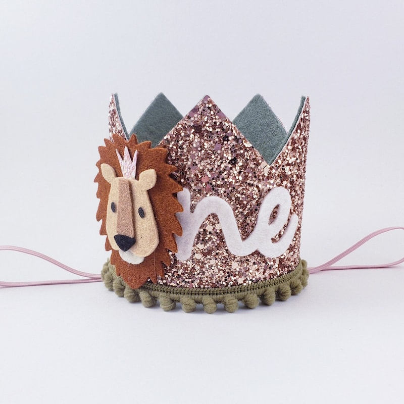 One Year Girl Party Hat - Etsy
