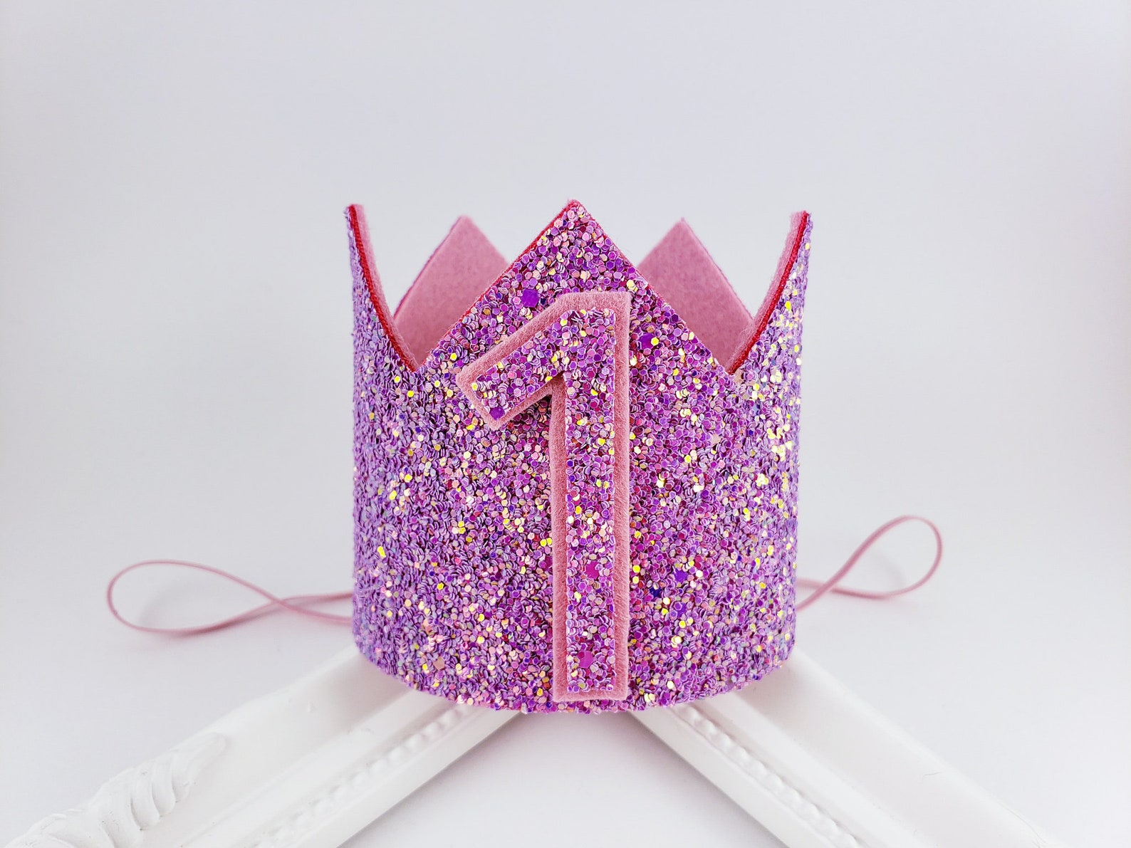 Princess Birthday Crown Princess Birthday Pink and Purple - Etsy