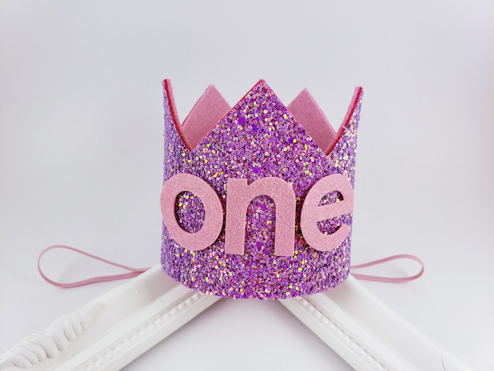 Princess Birthday Crown Princess Birthday Pink and Purple - Etsy