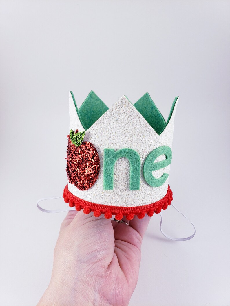 Apple birthday crown apple of our eye bushel of fun fall | Etsy