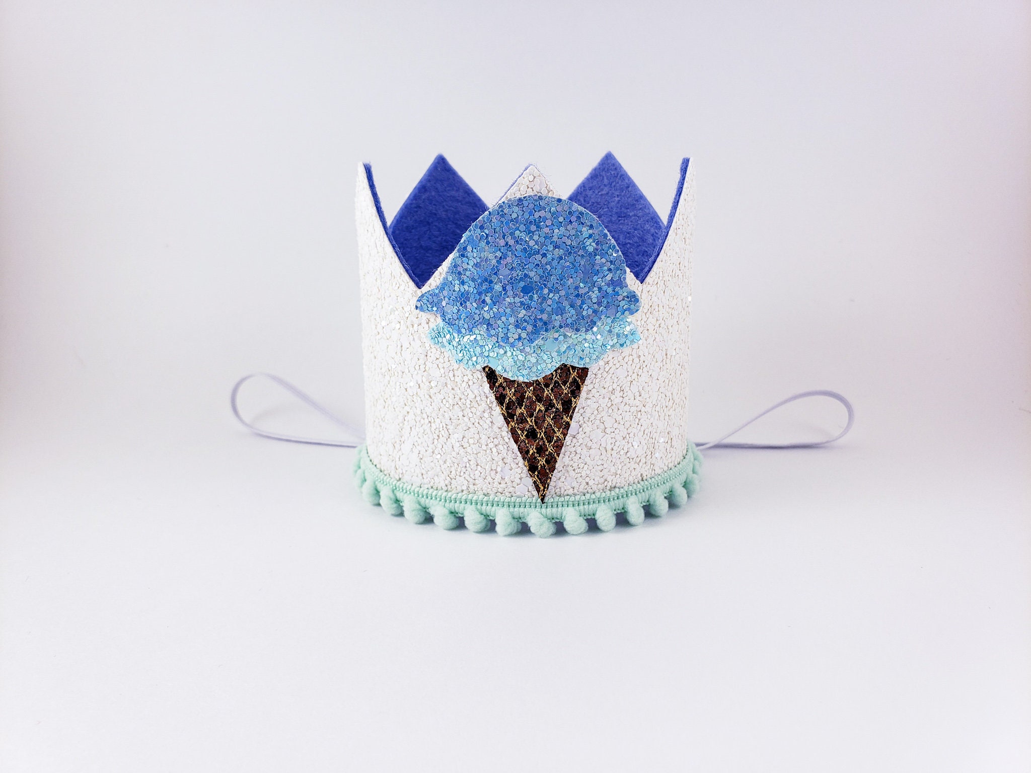 Ice Cream Birthday Crown Heres the Scoop Birthday Sweet One - Etsy ...