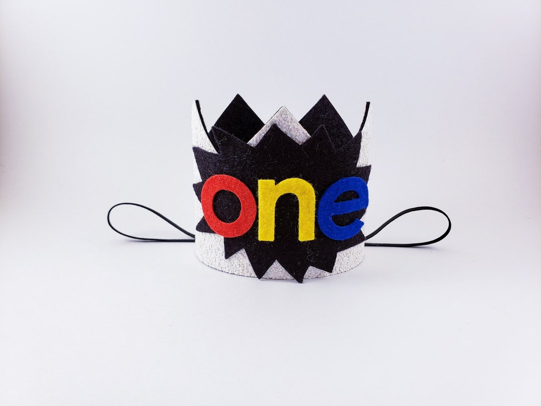 Comic Book Birthday Crown, Comic Book Birthday, Comics First Birthday ...