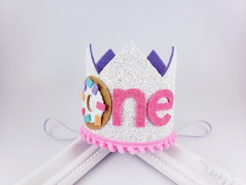 Donut Birthday Crown, Donut Grow up Birthday, Donut Time Crown ...