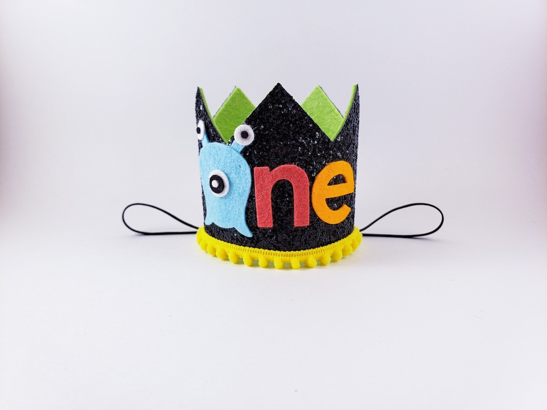 Monster Birthday Crown Monster Birthday Party Monster Party - Etsy