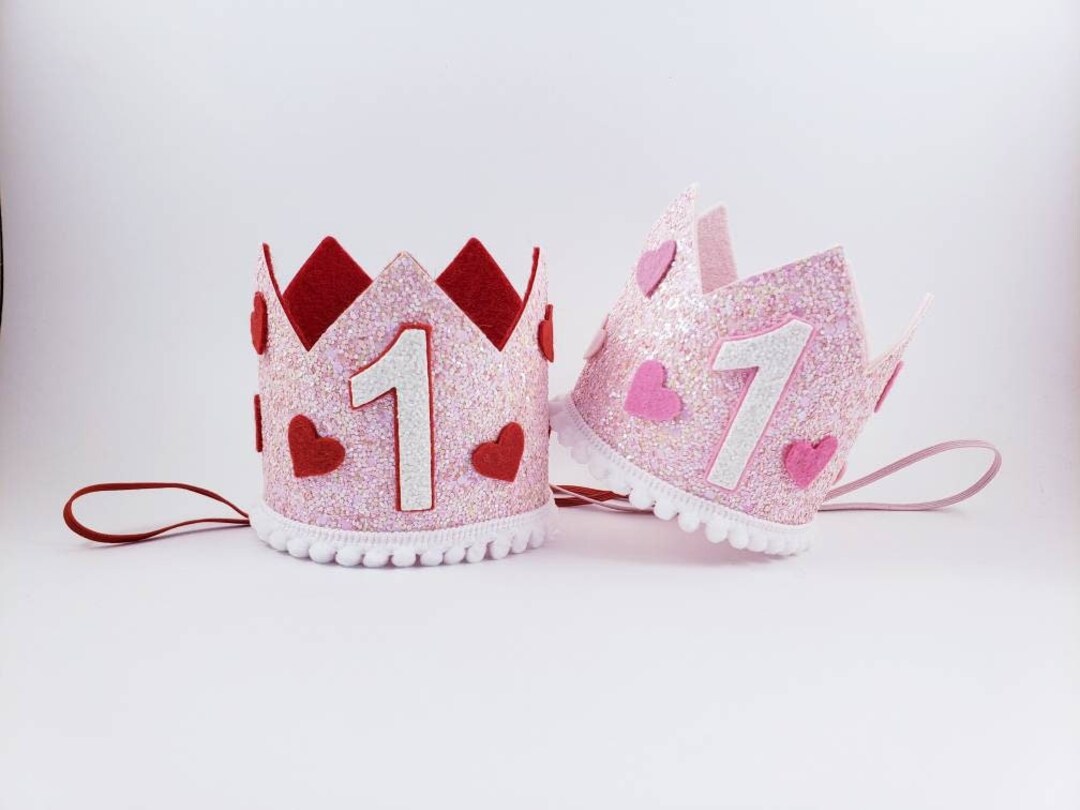 Our Little Sweetheart, Valentines Day Birthday Crown, Valentines Day ...