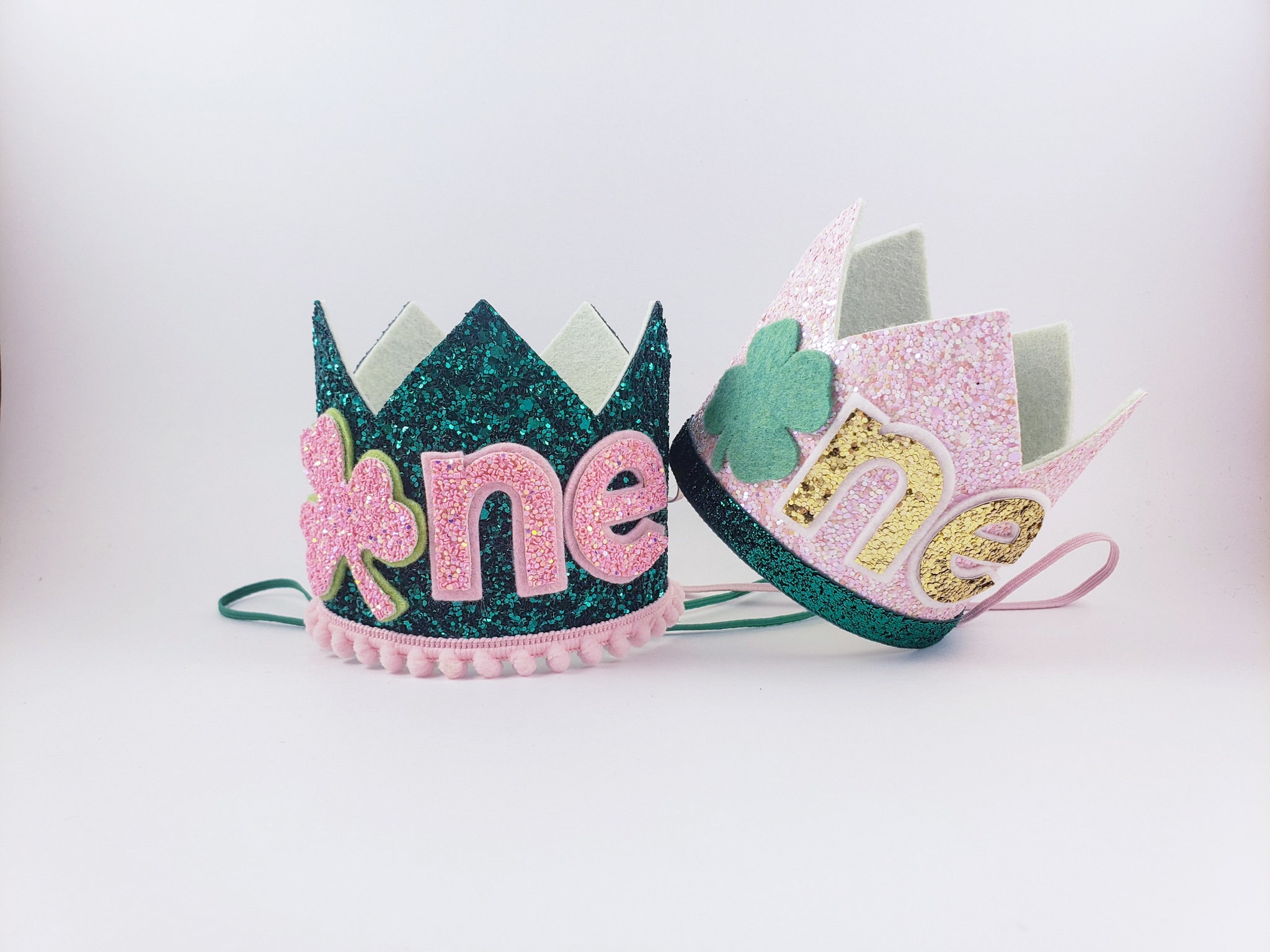 Shamrock Birthday Crown St Patricks Day Birthday Our Little | Etsy