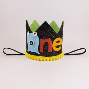 Monster Birthday Crown, Monster Birthday Party, Monster Party Hat ...