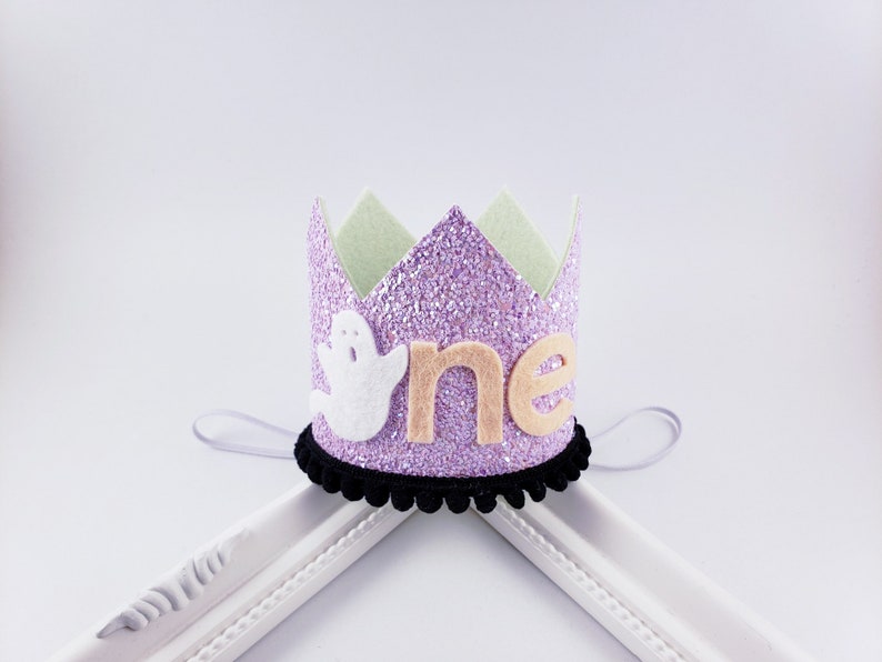 Boothday bash halloween birthday crown ghost birthday | Etsy