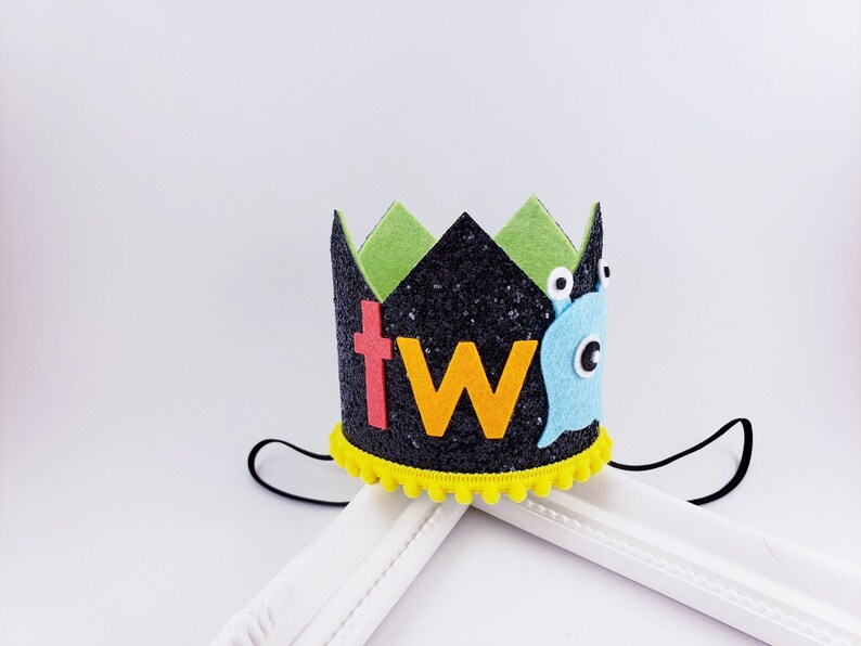 Monster Birthday Crown Monster Birthday Party Monster Party - Etsy