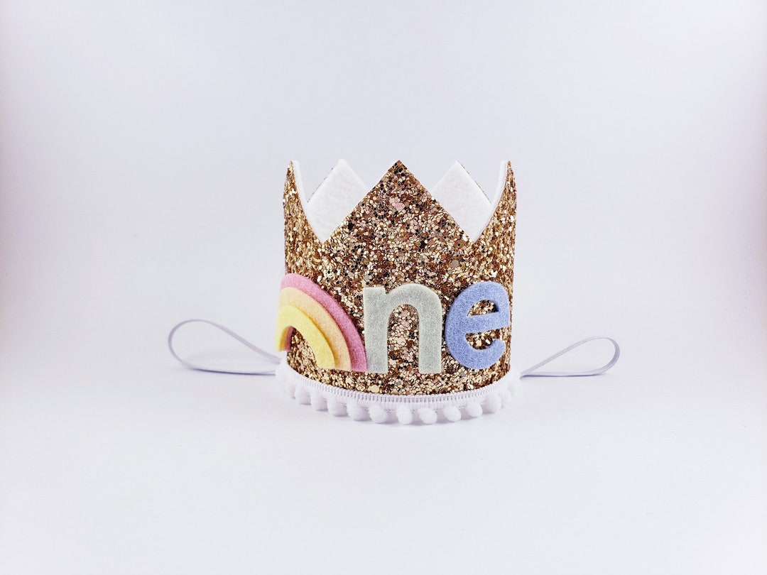 Rainbow Baby, Rainbow Birthday Crown, Rainbow Crown, Rainbow Party ...