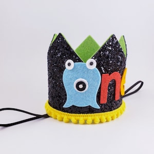 Monster Birthday Crown, Monster Birthday Party, Monster Party Hat ...