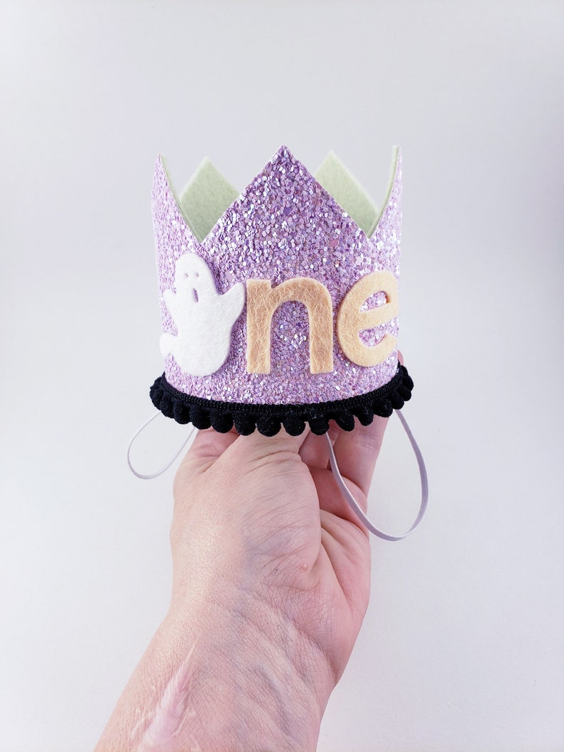 Boothday bash halloween birthday crown ghost birthday | Etsy