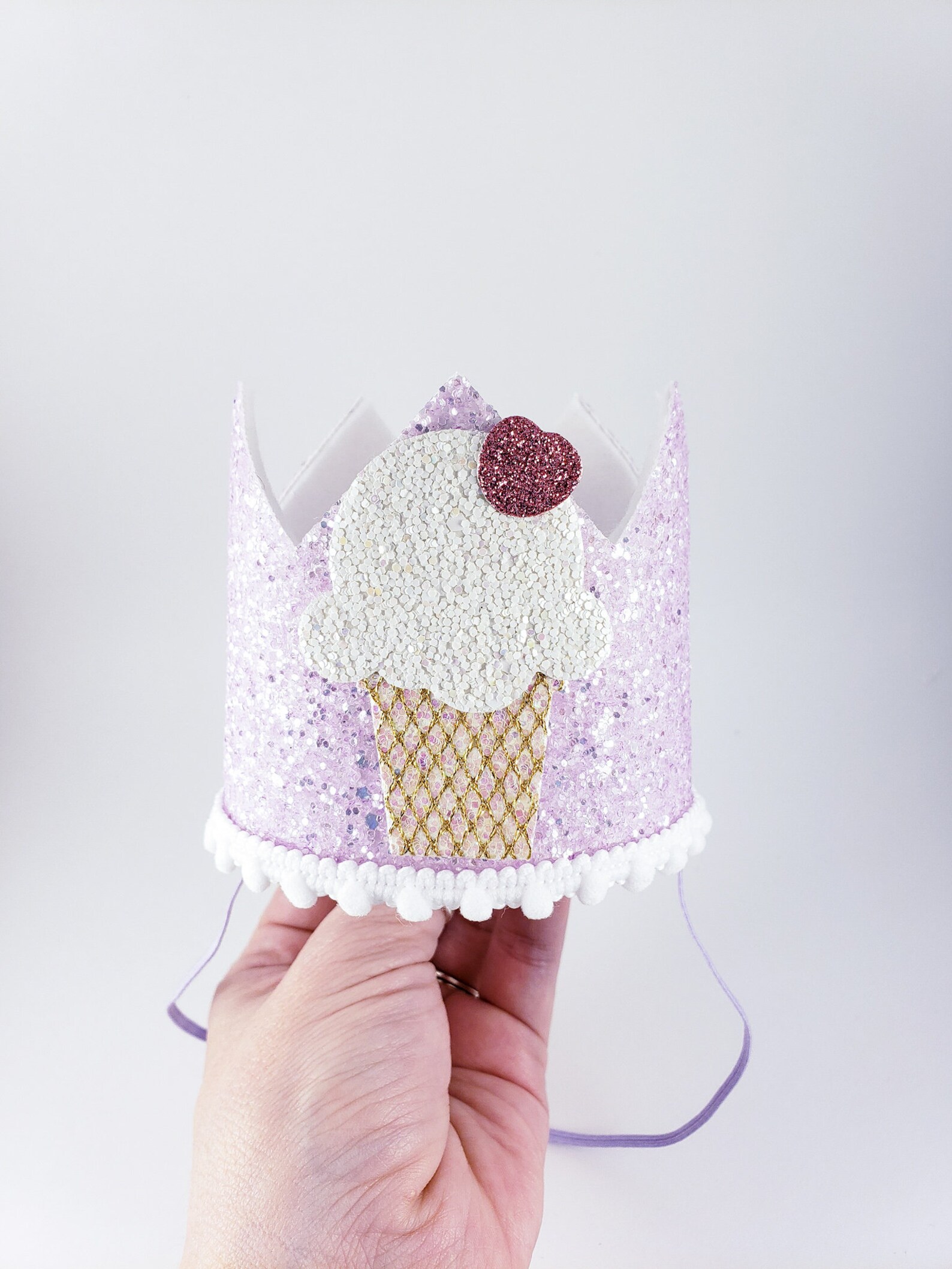 Ice Cream Birthday Crown Heres the Scoop Birthday Sweet One - Etsy
